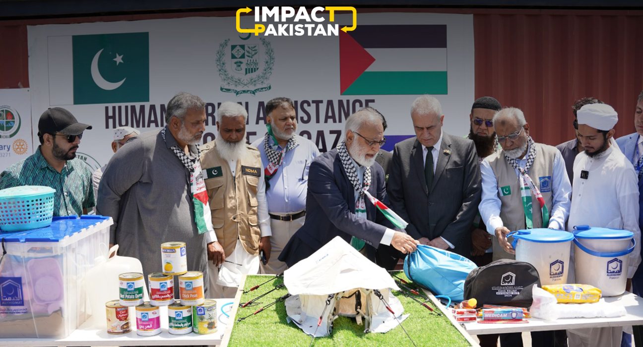 Alkhidmat Sends 20 Containers of Relief Goods to Gaza – Impact Pakistan